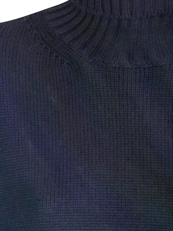 ARCHIVIO B Sleeveless Roll Neck Sweater - Blue