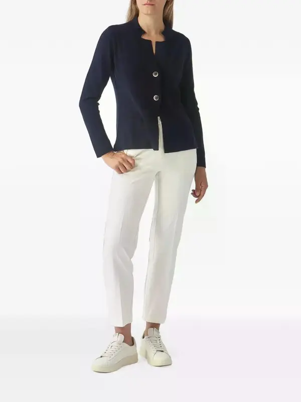 GRAN SASSO Button-fastening Knitted Jacket