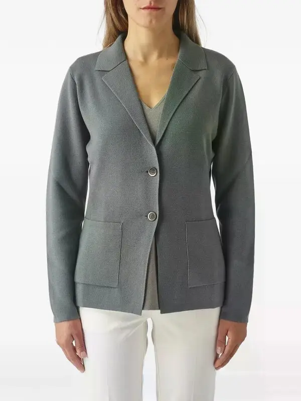 GRAN SASSO Button-fastening Patch-pocket Jacket - Grey