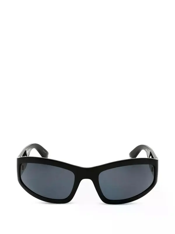 Moschino Oval Frame Sunglasses - Black