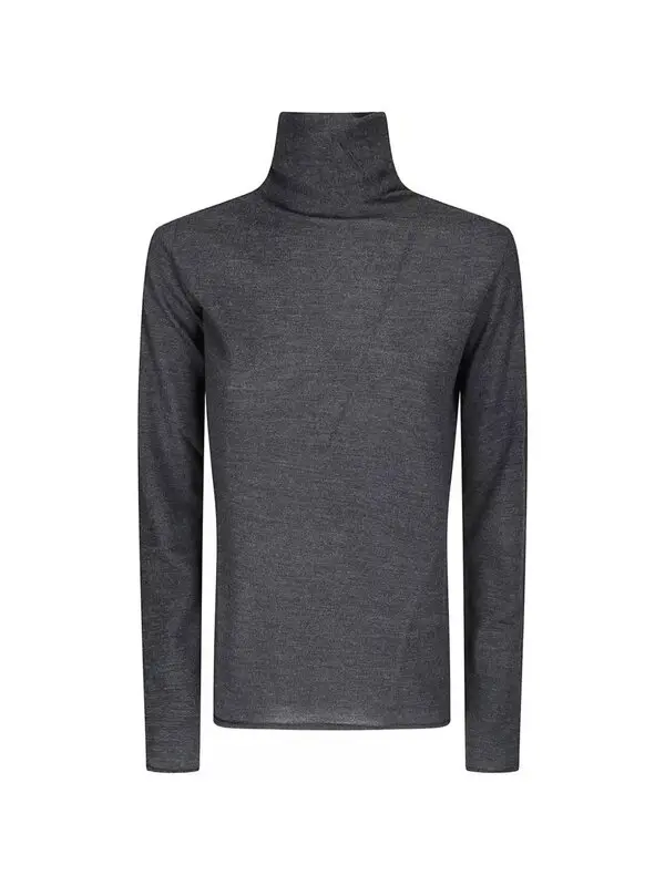 ARCHIVIO B Roll-neck Sweater - Grey