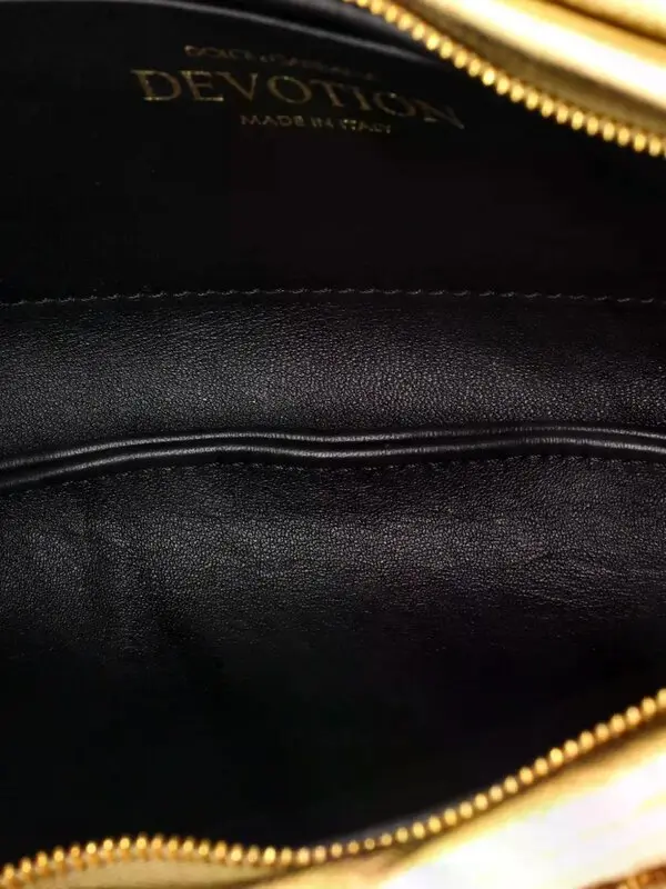 Dolce & Gabbana Devotion Soft Flap Leather Medium Shoulder Bag