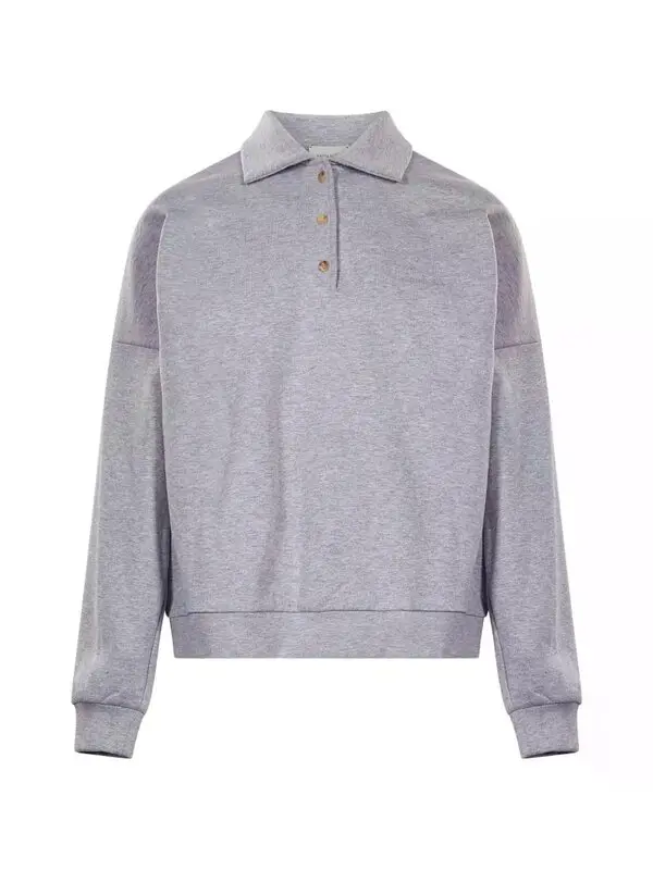 Magda Butrym Button-down Polo Top - Grey