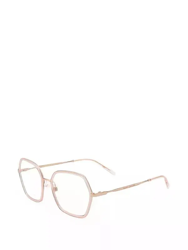Marc Jacobs Geometric Frame Glasses - Gold