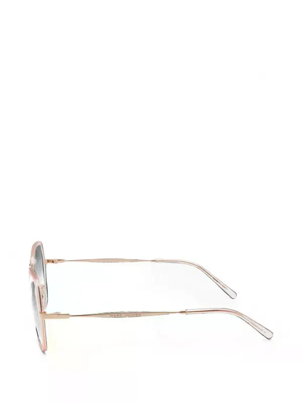 Marc Jacobs Geometric Frame Glasses - Gold
