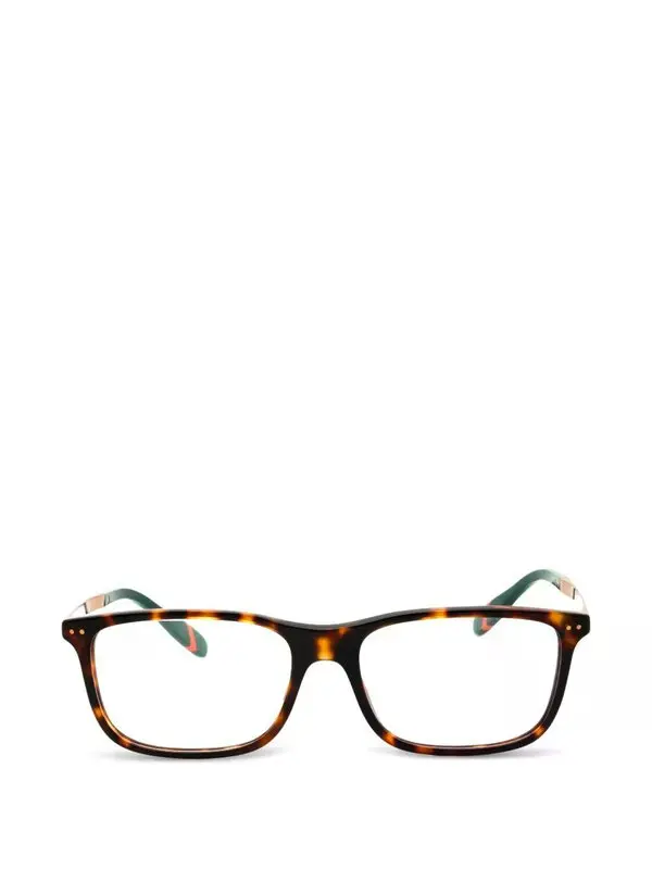 Polo Ralph Lauren Tortoiseshell Rectangle Eyeglasses - Brown