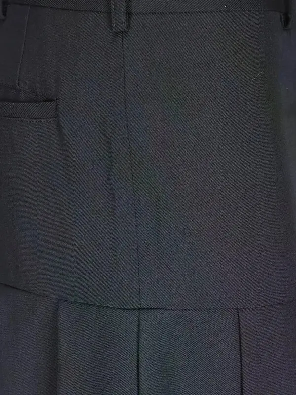Comme Des Garçons Pleated Wool Trousers