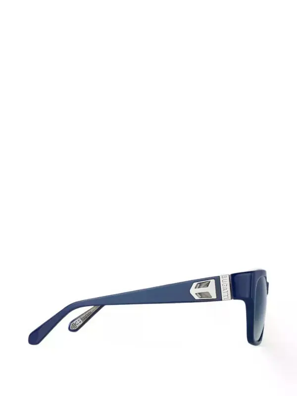 BUGATTI Square Frame Sunglasses With Logo Plaque