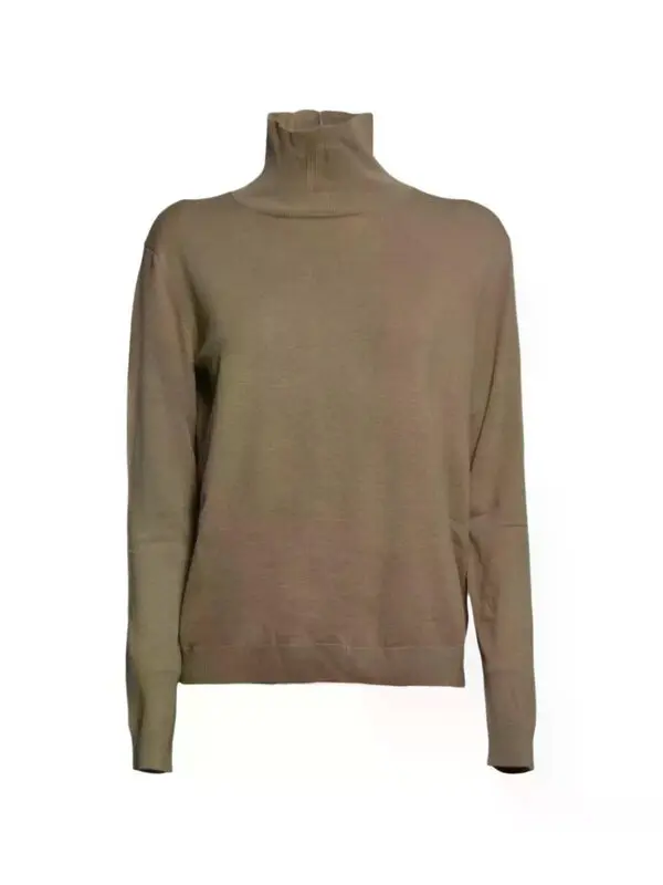 Max Mara Fine Knit Roll Neck Sweater