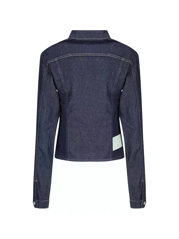 HAIKURE Button-up Denim Jacket - Blue