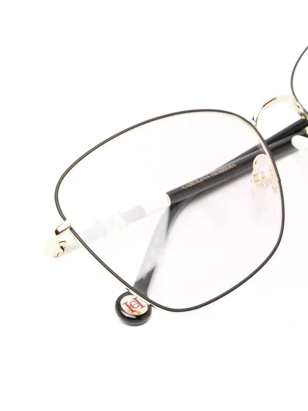 Carolina Herrera Logo-plaque Glasses