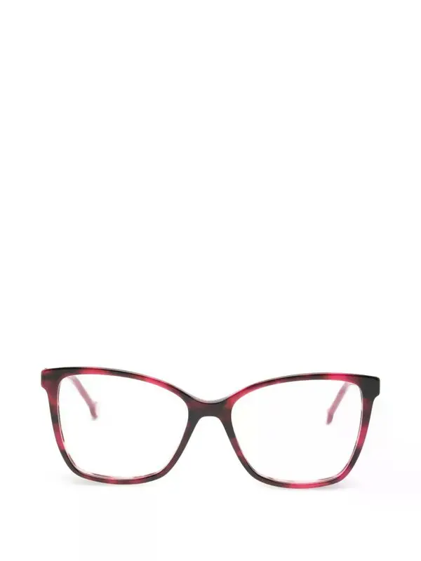 Carolina Herrera Tortoiseshell-effect Cat-eye Glasses