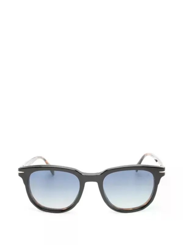 DB EYEWEAR BY DAVID BECKHAM Clip-on Square-frame Glasses - Brown