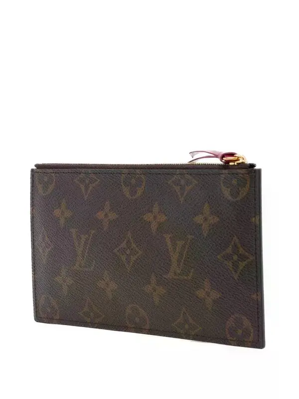 LOUIS VUITTON 2015-2026 Monogram Pochette Felicie Zippered Insert Pouch - Brown