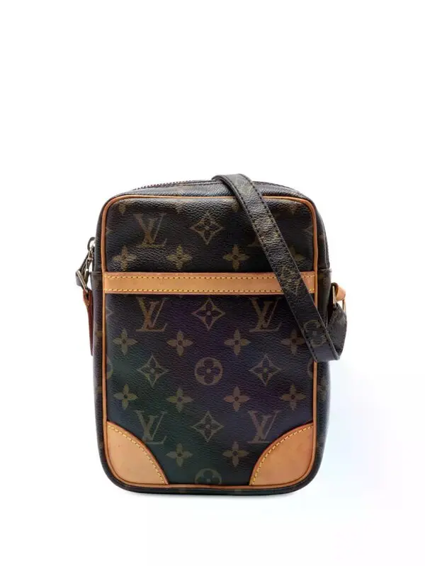 LOUIS VUITTON 2004 Monogram Danube Crossbody Bag - Brown