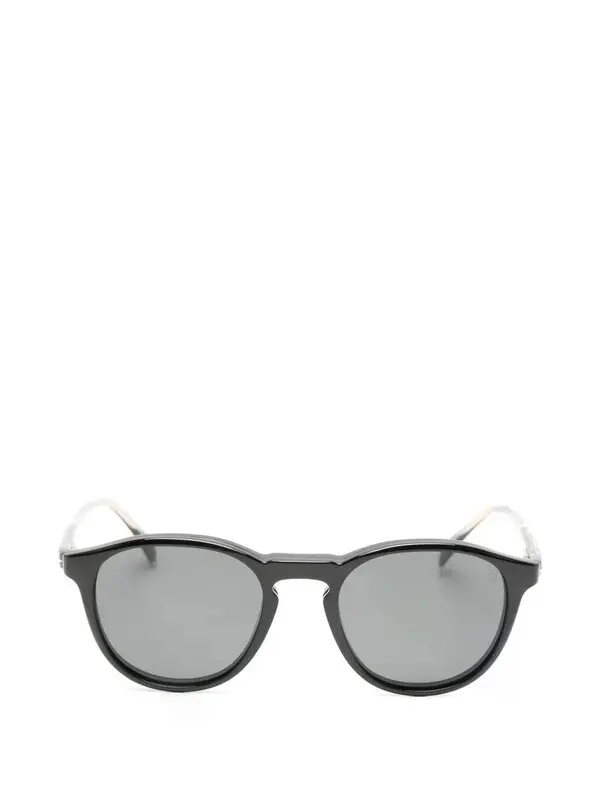 DB EYEWEAR BY DAVID BECKHAM Clip-on Round-frame Sunglasses - Black