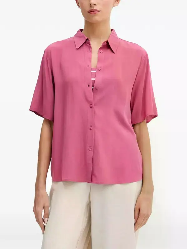 BENETTON Short Sleeve Button-down Shirt