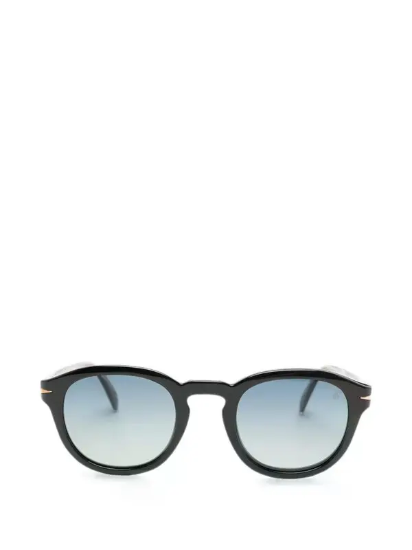 DB EYEWEAR BY DAVID BECKHAM Round-frame Clip-on Glasses - Black