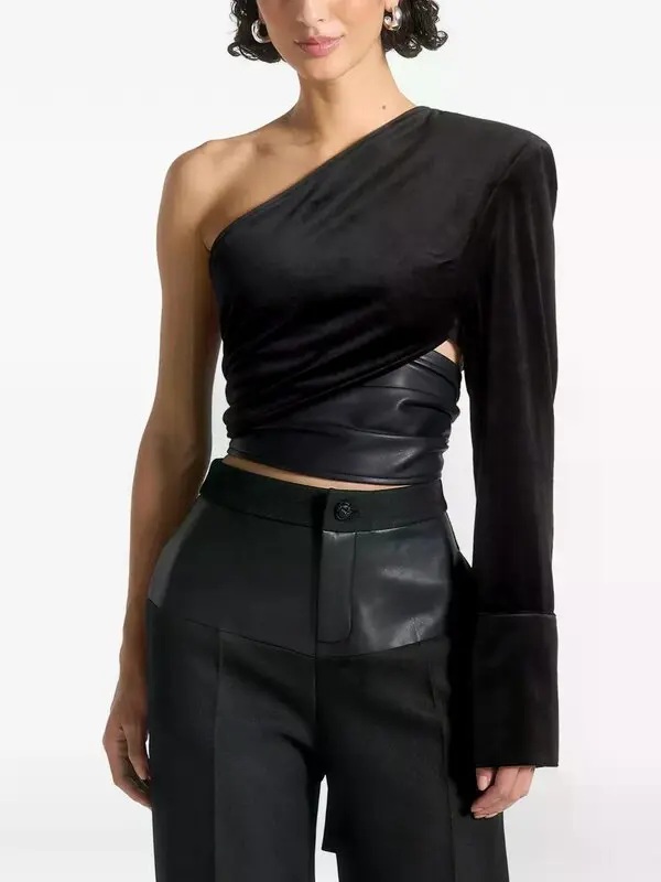 Manière De Voir Wrap Top - Black