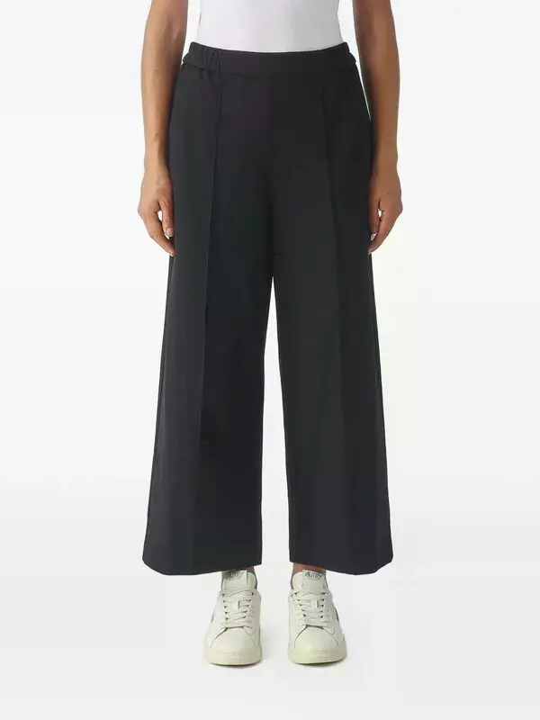 MEIMEIJ Elasticated Waistband Pressed Crease Trousers