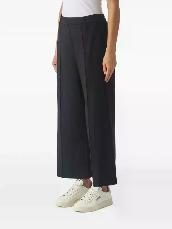 MEIMEIJ Elasticated Waistband Pressed Crease Trousers