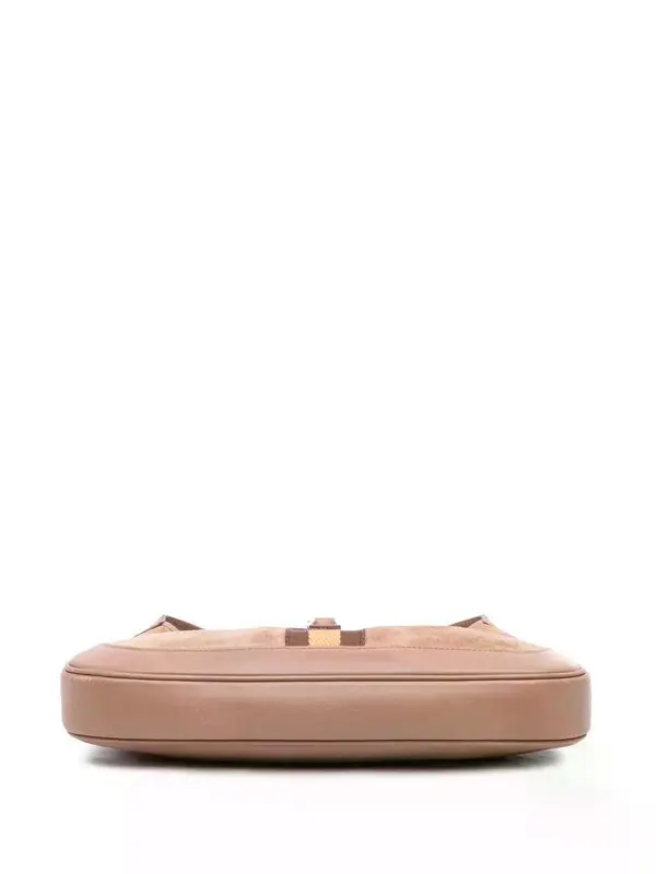 Gucci Suede Web Jackie Shoulder Bag
