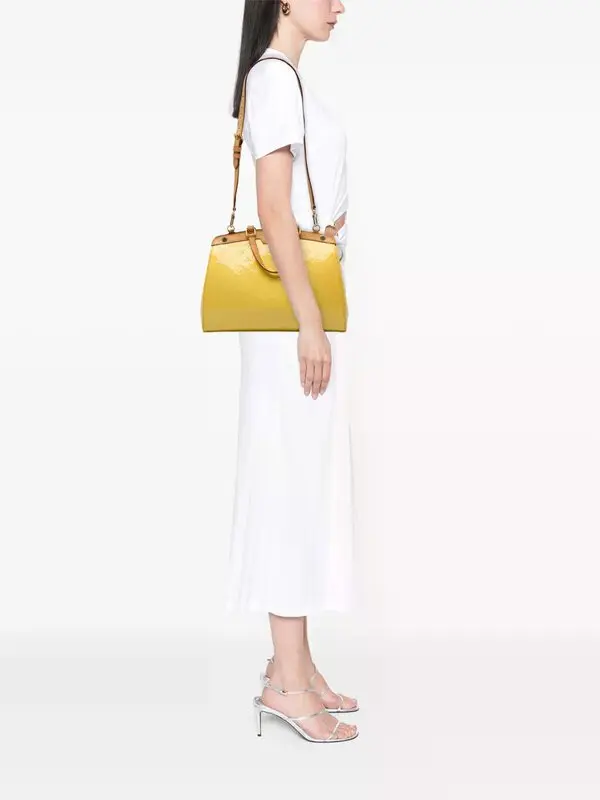 LOUIS VUITTON 2014 Monogram Vernis Brea Mm Satchel