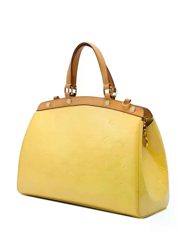 LOUIS VUITTON 2014 Monogram Vernis Brea Mm Satchel