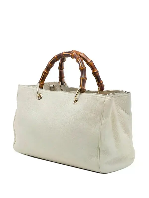 Gucci 2016-2026 Medium Calfskin Bamboo Shopper Satchel