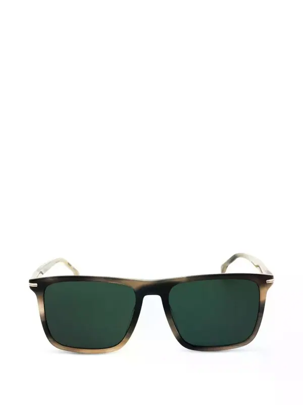 BOSS Tortoiseshell Square Frame Sunglasses - Grey