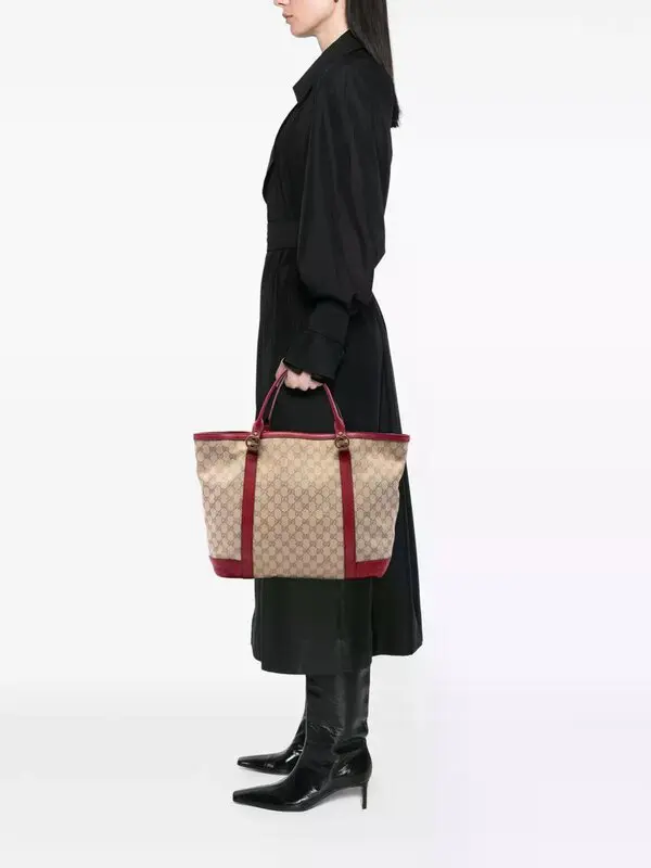 Gucci 2016-2026 Gg Canvas Twins Tote Bag