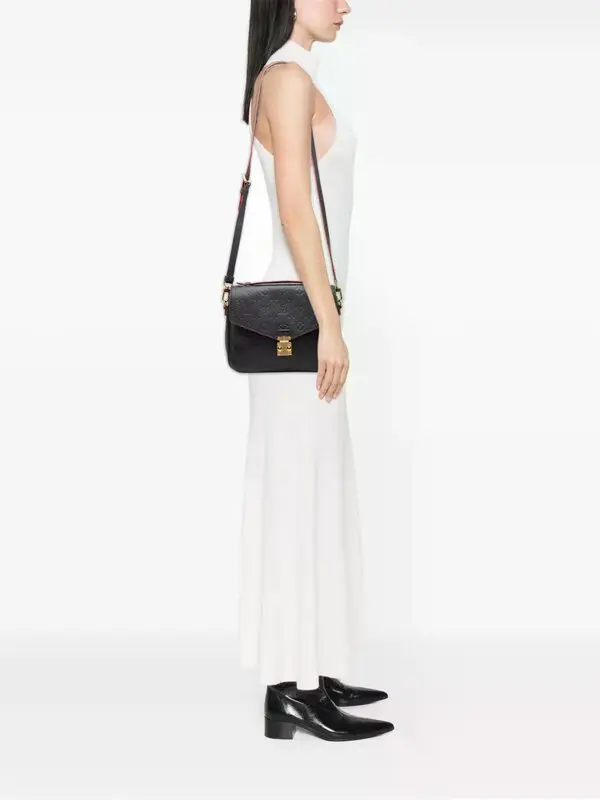 LOUIS VUITTON 2018 Monogram Empreinte Pochette Metis Satchel