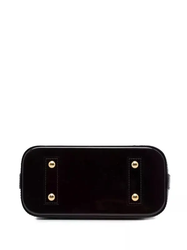 LOUIS VUITTON 2014 Monogram Vernis Alma Bb Satchel