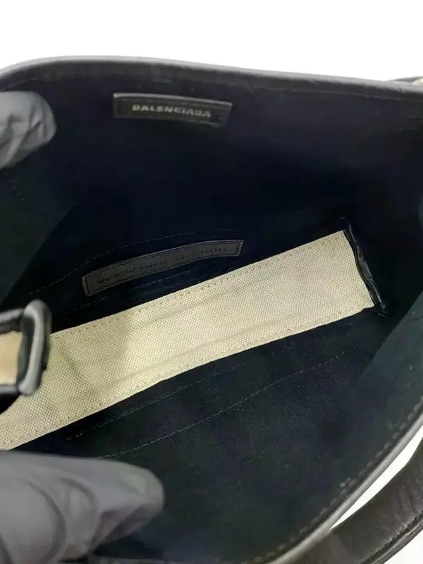 Balenciaga Canvas Navy Cabas S Tote Bag