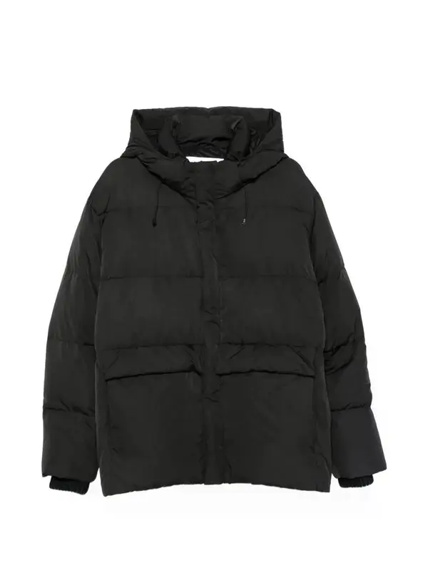 Iceberg Hooded Puffer Jacket - Black