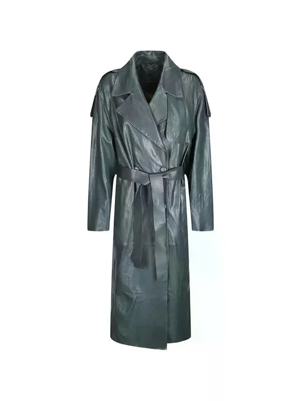 DESA 1972 Belted Trench Coat - Green
