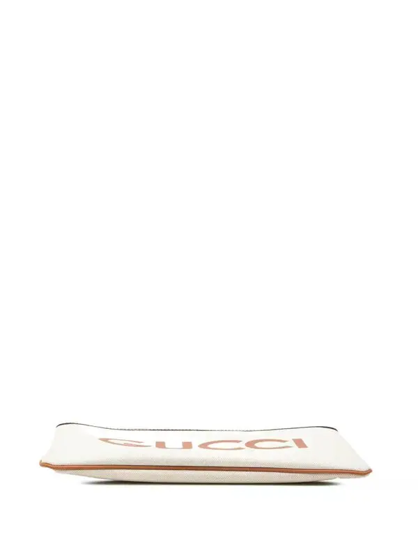 Gucci 2016-2026 Canvas Logo Clutch Bag