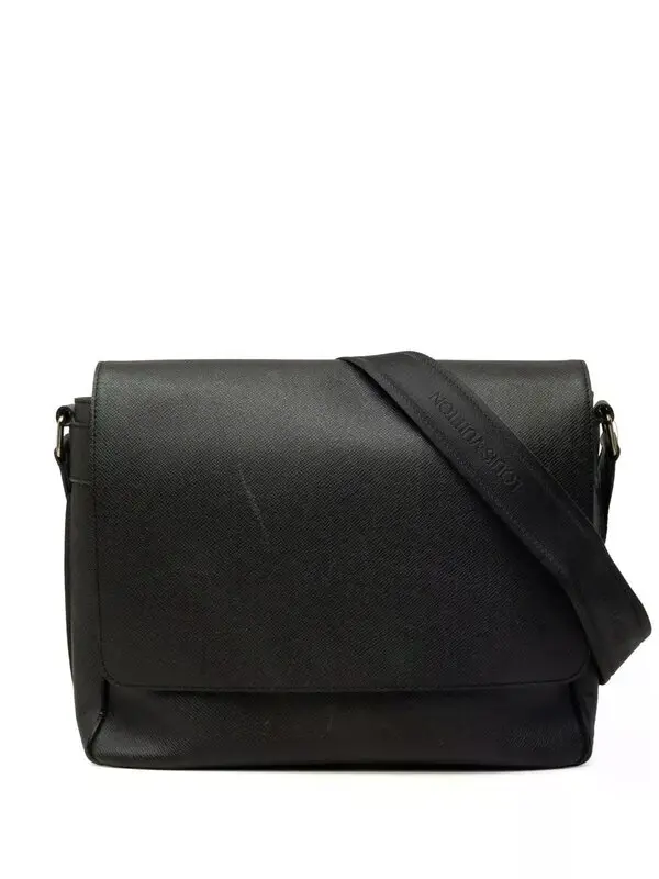 LOUIS VUITTON 2014 Taiga Roman Mm Crossbody Bag - Black