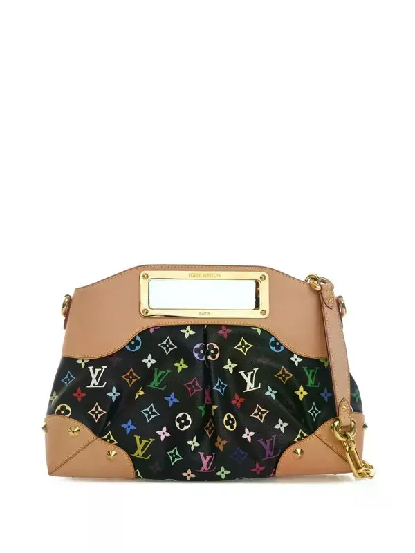 LOUIS VUITTON 2011 Monogram Multicolore Judy Mm Satchel - Black