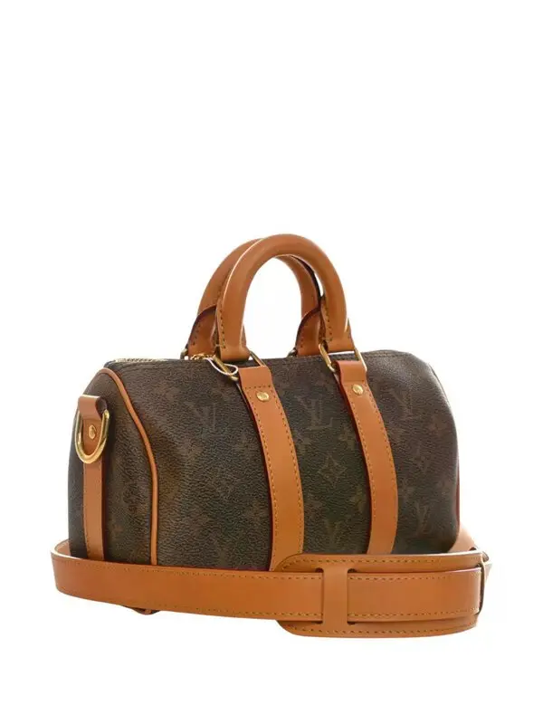 LOUIS VUITTON 2021-2024 Monogram Dust Keepall Bandouliere 25 Satchel