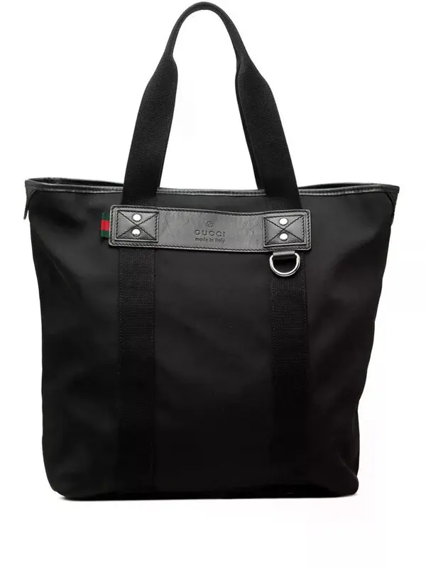 Gucci Nylon Web Tote Bag