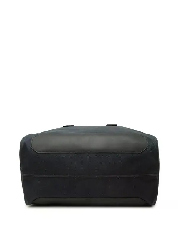 Hermès Canvas And Leather Travel Bag