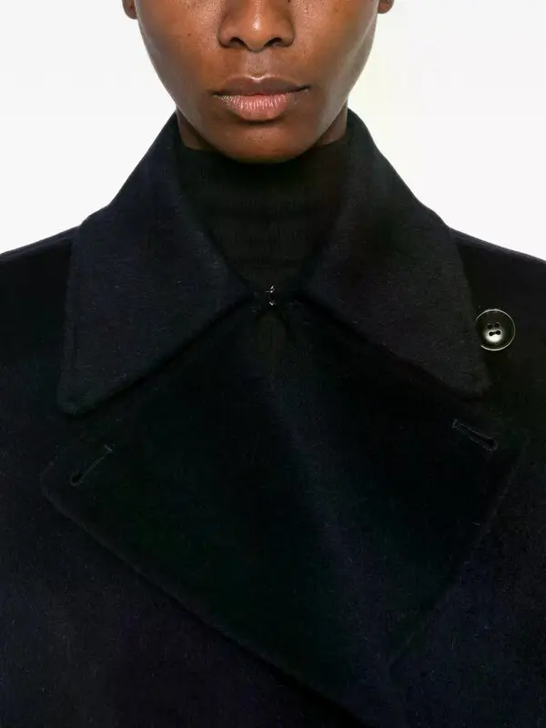 Erika Cavallini Point-collar Double-breasted Jacket