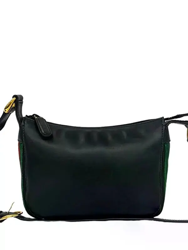 Gucci 20th Century Calfskin Web Crossbody Bag