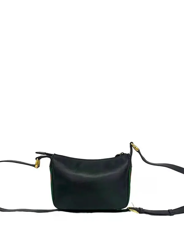 Gucci 20th Century Calfskin Web Crossbody Bag