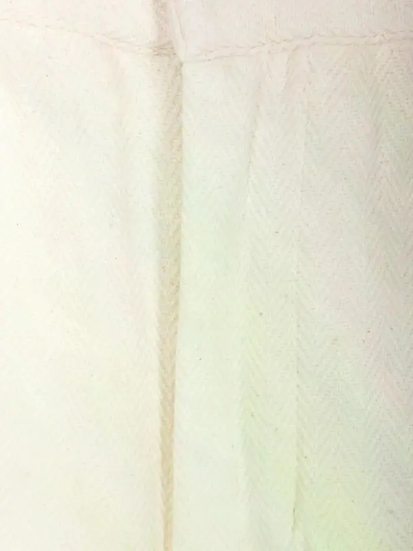ORIGINAL MADRAS TRADING COMPANY Herringbone-weave Straight-leg Trousers