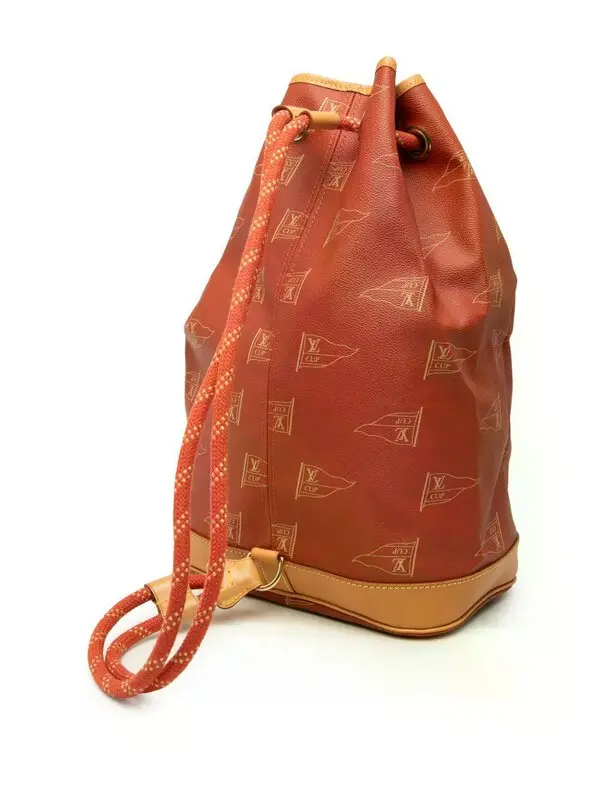 LOUIS VUITTON 1994 Americas Cup Coated Canvas Saint Tropez Backpack