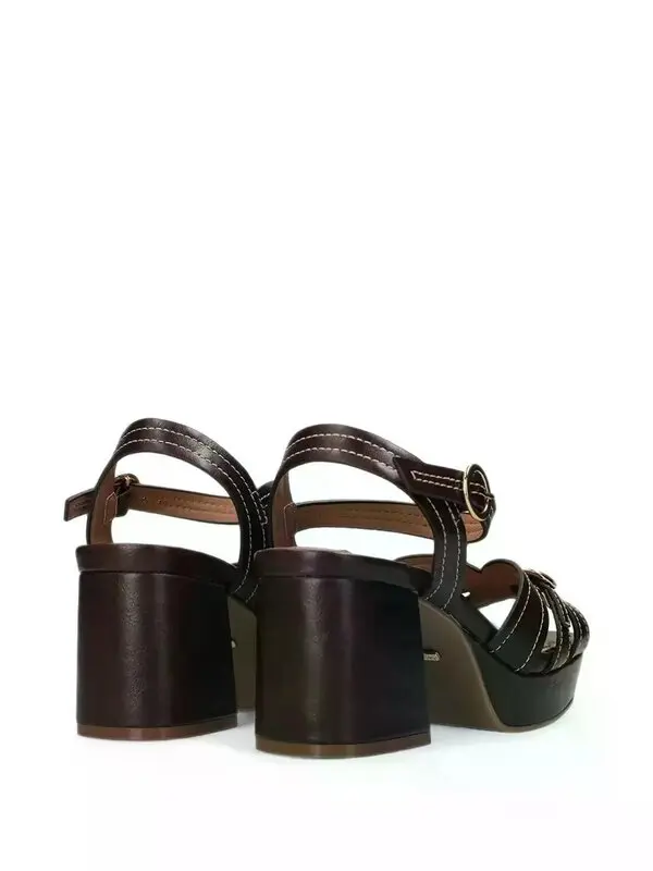 MEXX Platform Sandals With Block Heel And Ankle Strap