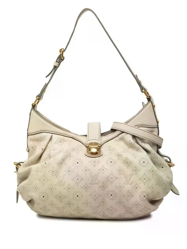 LOUIS VUITTON 2009 Monogram Mahina Xs Crossbody Bag - Brown