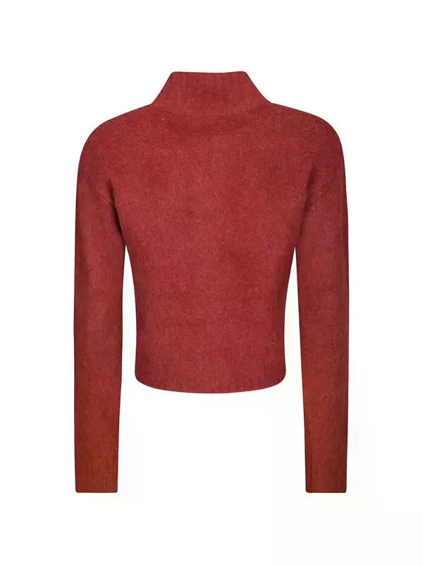SAMSOE SAMSOE Zip-up High-neck Cardigan